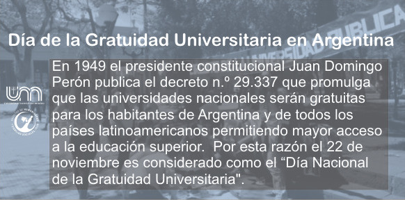 Día de la Gratuidad Universitaria en Argentina : Facultad de ...